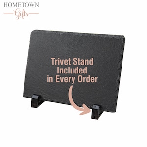 Akron OH Skyline Trivet, Personalized Housewarming Gift, Slate Trivet ...