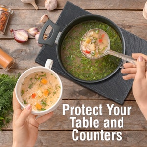 Akron OH Skyline Trivet, Personalized Housewarming Gift, Slate Trivet ...