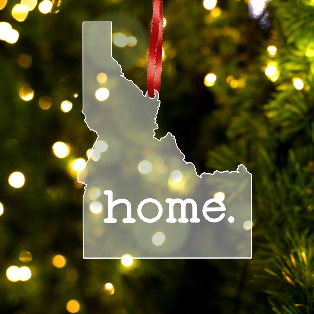Idaho Home Ornament, Idaho State Gift, Idaho Decor, Christmas Tree ...