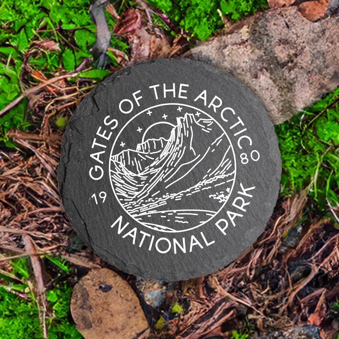 Gates of the Arctic National Park Coasters, National Park Mini Gifts ...