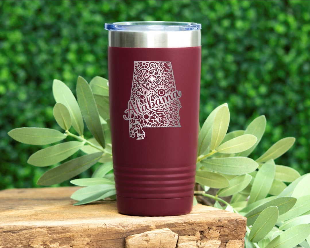 Alabama Tumbler, Alabama Gifts, Alabama Travel Mug, Alabama Coffee ...