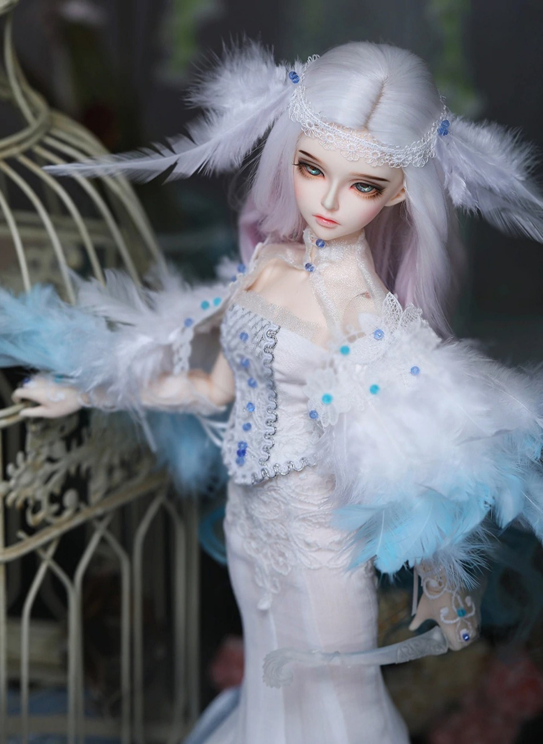 Bjd Doll Full Set 1 4 Bjd Fullset Posable Art Doll Ball Etsy