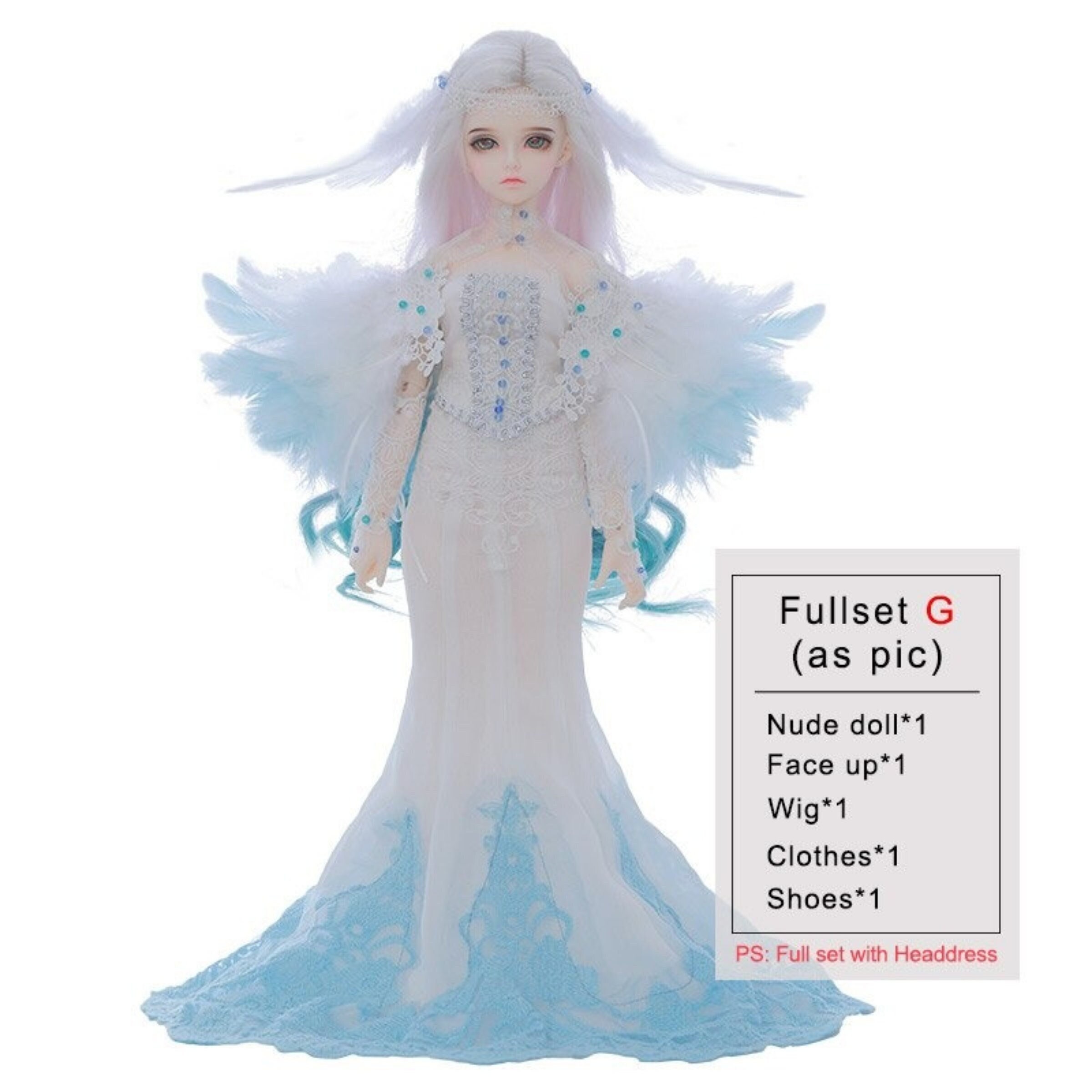 BJD Doll Full Set 1/4 BJD Fullset Posable Art Doll Ball - Etsy