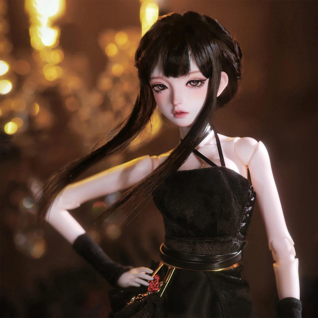 Gothic Style 1/4 BJD Doll Full Set: Posable Resin Art Doll - Etsy