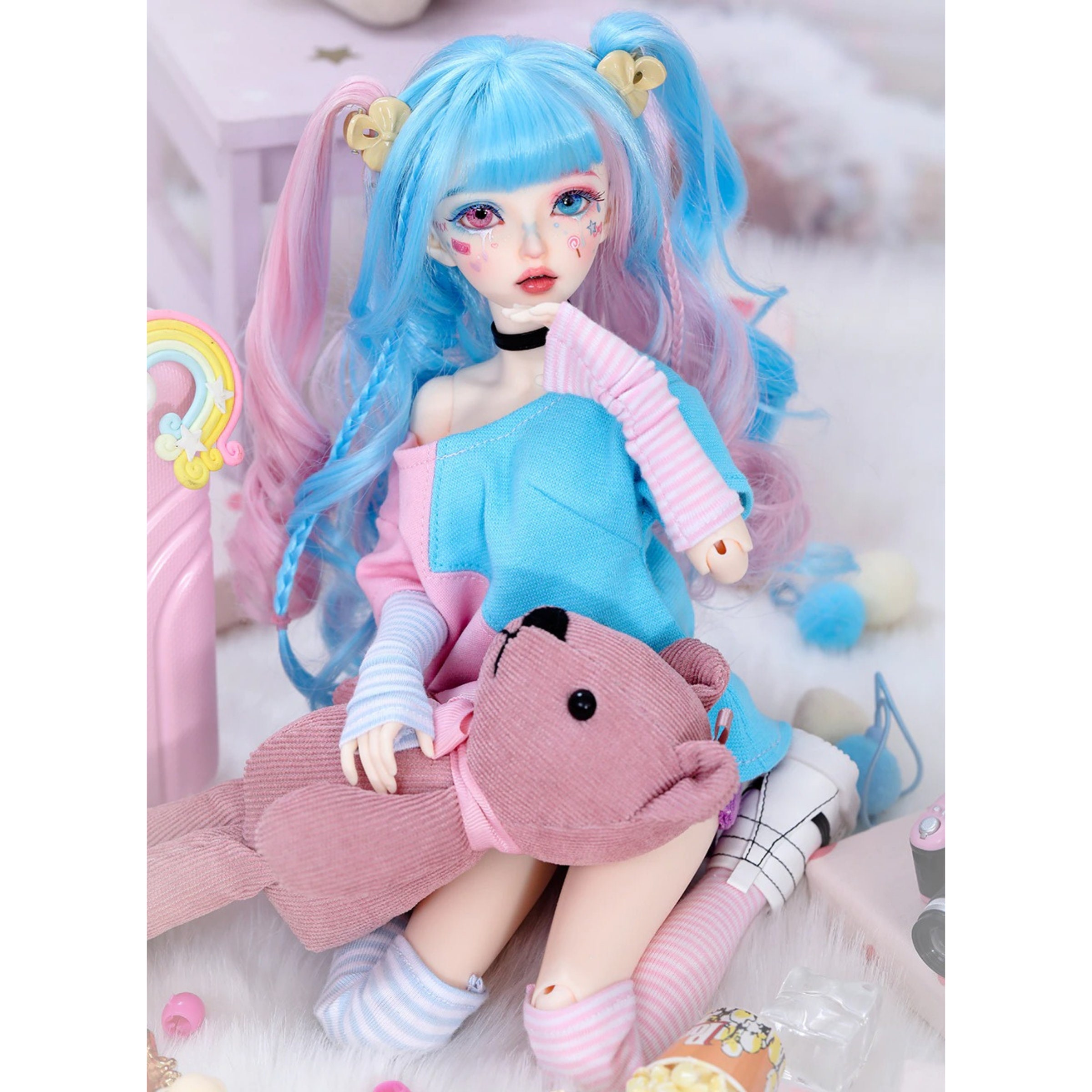 Bjd Doll Full Set 1 4 Bjd Fullset Posable Art Doll Ball Etsy