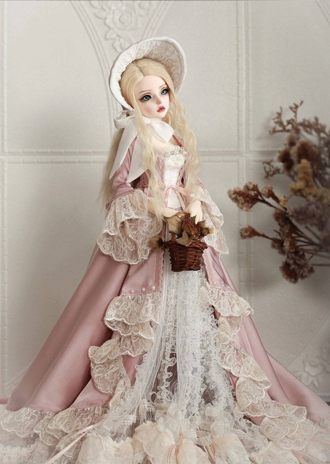 BJD Doll Full Set 1/4 BJD Fullset Posable Art Doll Ball Jointed Dolls BJD Girl Body Female Bjd ...