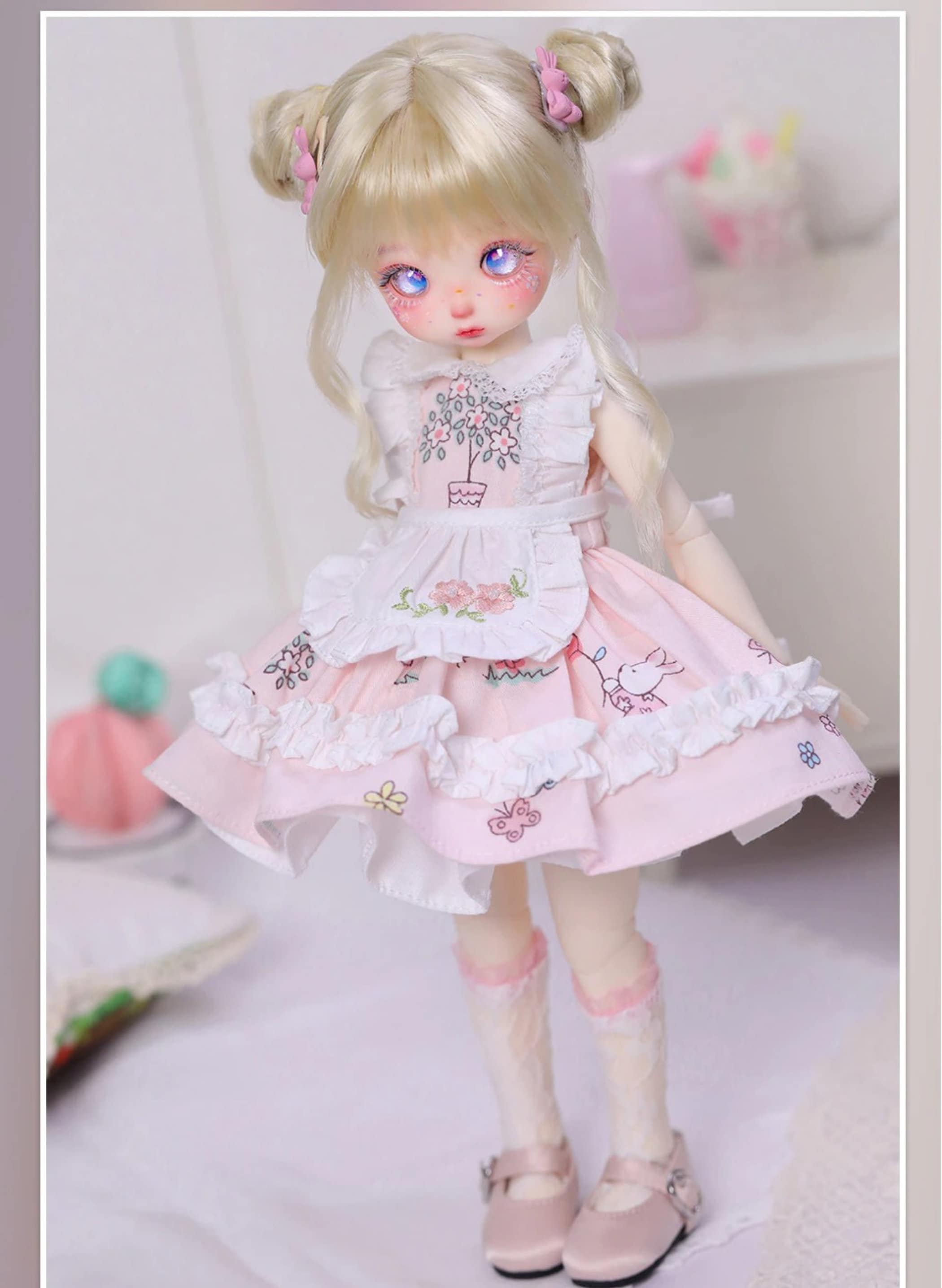 Anime Bjd Doll Full Set 1 6 Bjd Fullset Posable Art Doll Ball Etsy