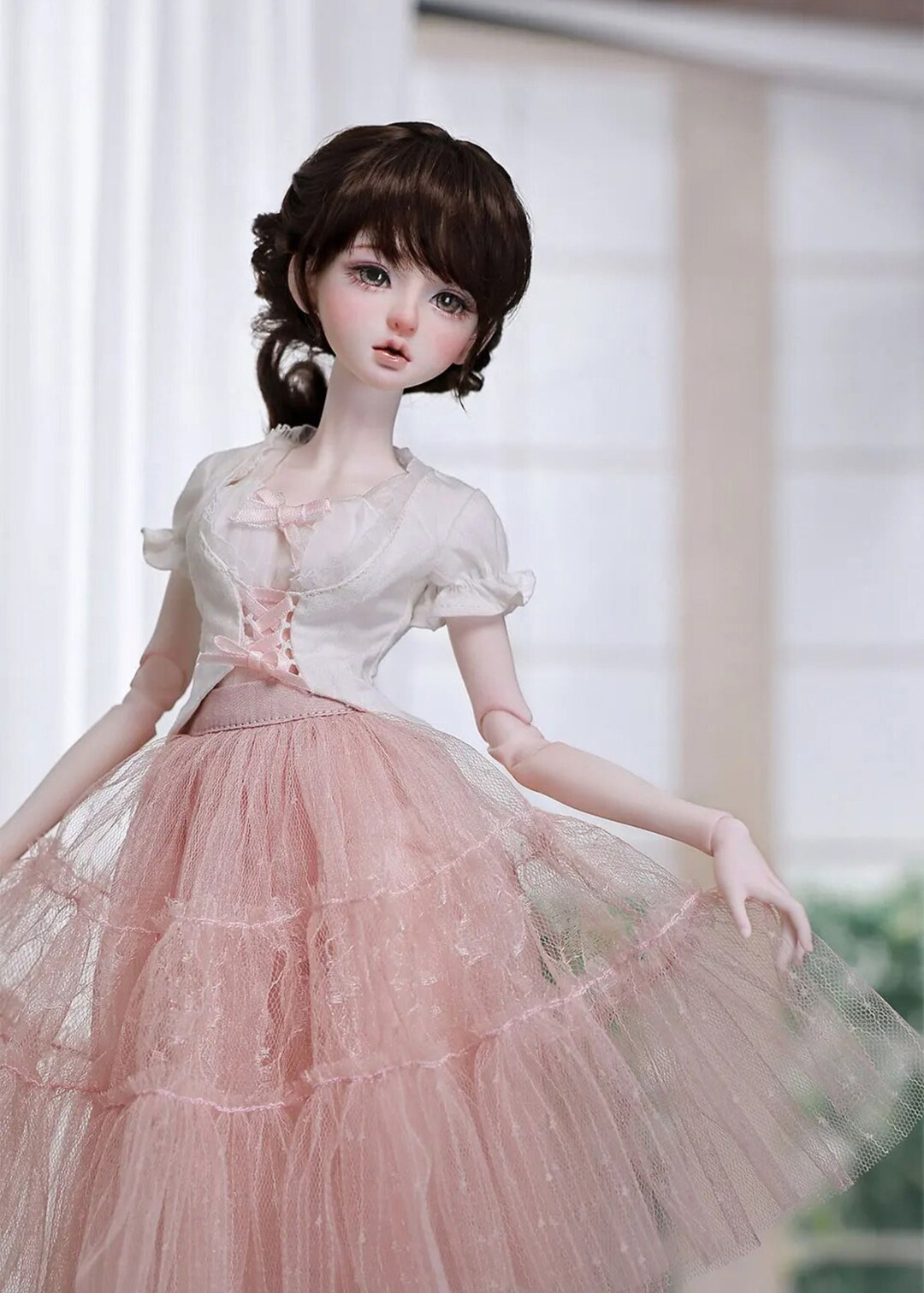 BJD Doll Full Set 1/4 BJD Fullset Posable Art Doll Ball Jointed Dolls ...