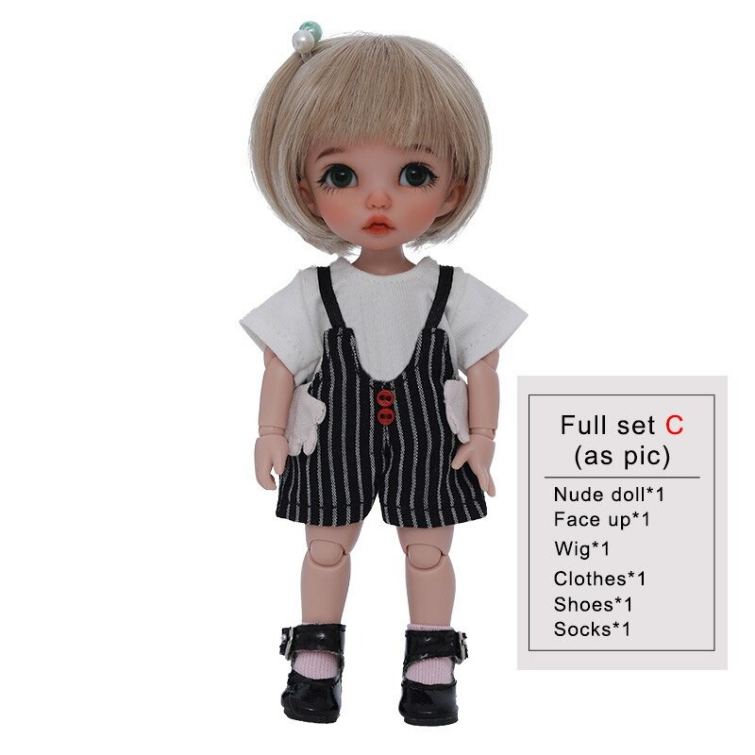 Bjd Doll Full Set 1 8 Bjd Fullset Posable Art Doll Ball Etsy