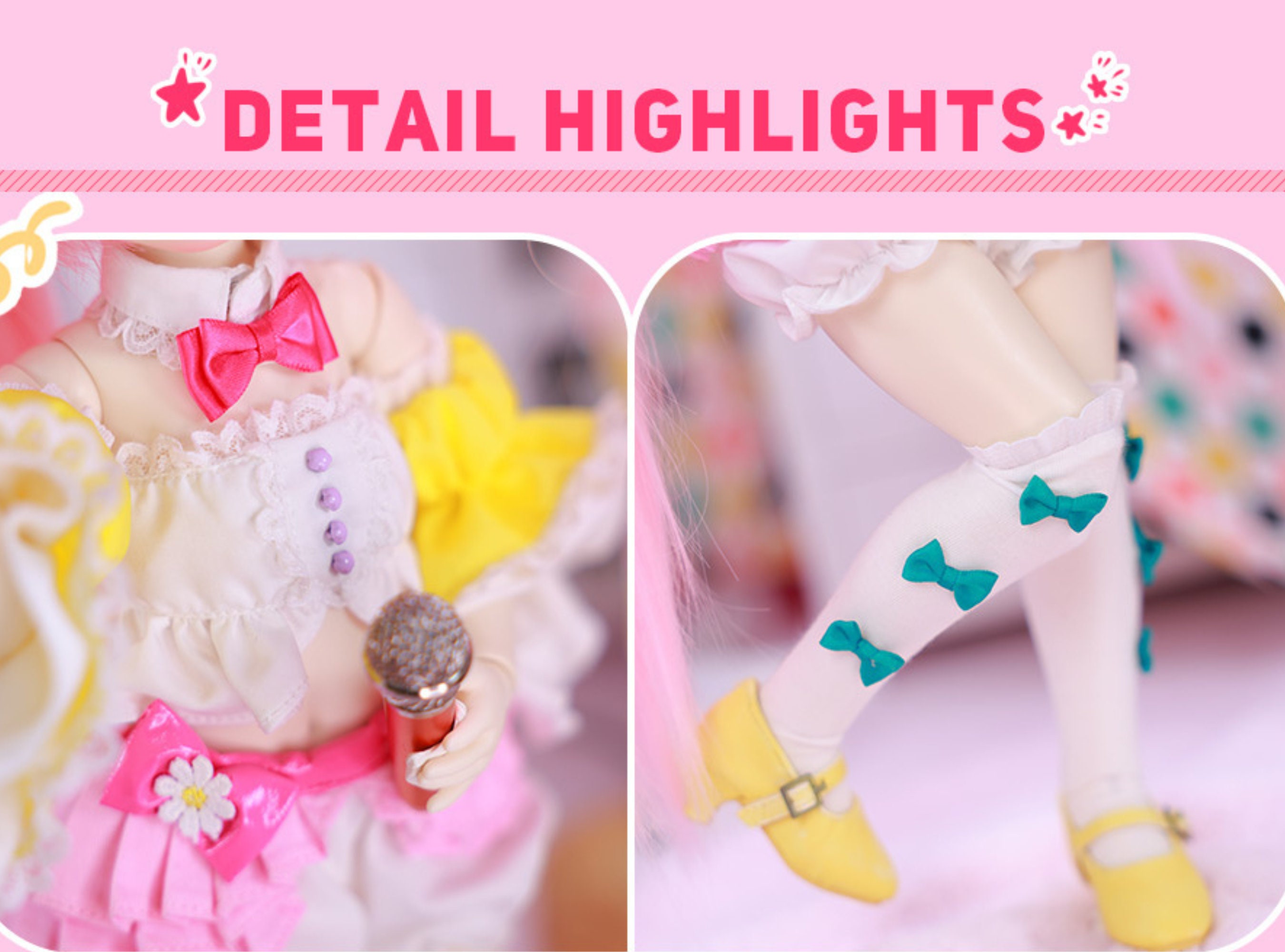 Bjd Doll Full Set 1 4 Anime Bjd Fullset Posable Art Doll Ball Etsy