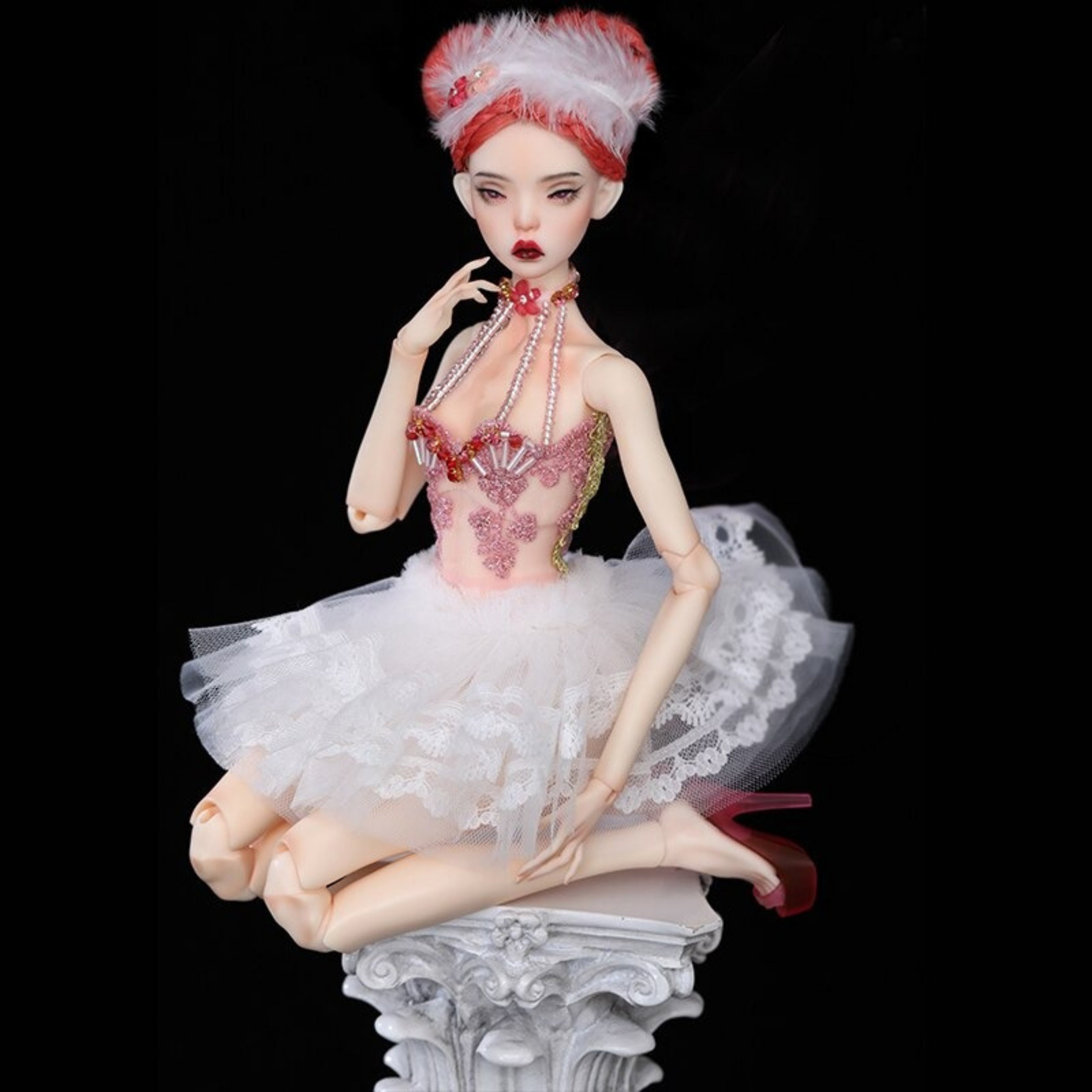 Bjd Doll Full Set Russian Popovy Sister 1 4 Body Ball Jointed Etsy