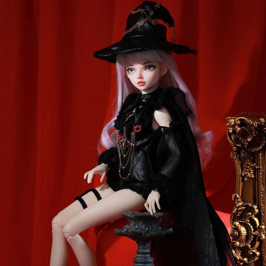 BJD Doll Full Set Witch 1/4 BJD Fullset Posable Art Doll Ball Jointed ...
