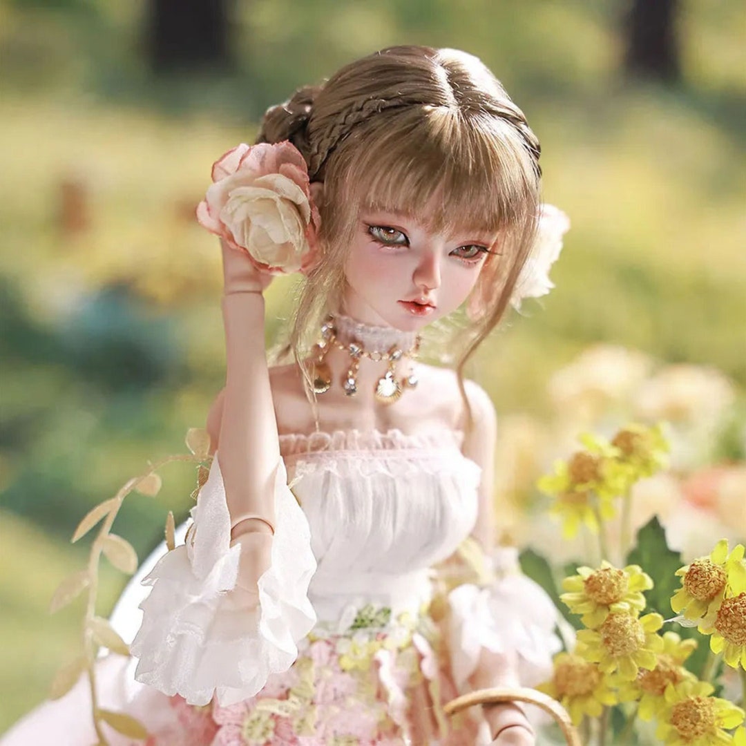 BJD Doll Full Set 1/4 BJD Fullset Posable Art Doll Ball Jointed Dolls BJD Girl Body Female Bjd ...