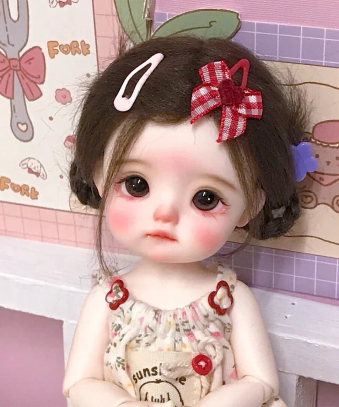 BJD Doll Full Set 1/6 BJD Fullset Posable Art Doll Ball Jointed Dolls ...
