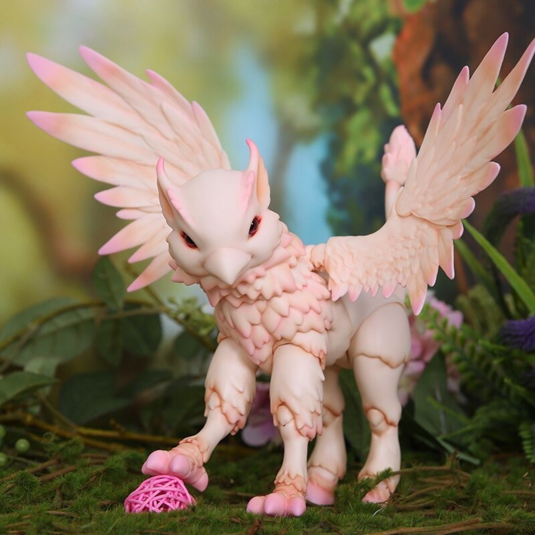 BJD Doll Full Set 1/7, Posable Hippogriff Griffon With Wings - Etsy