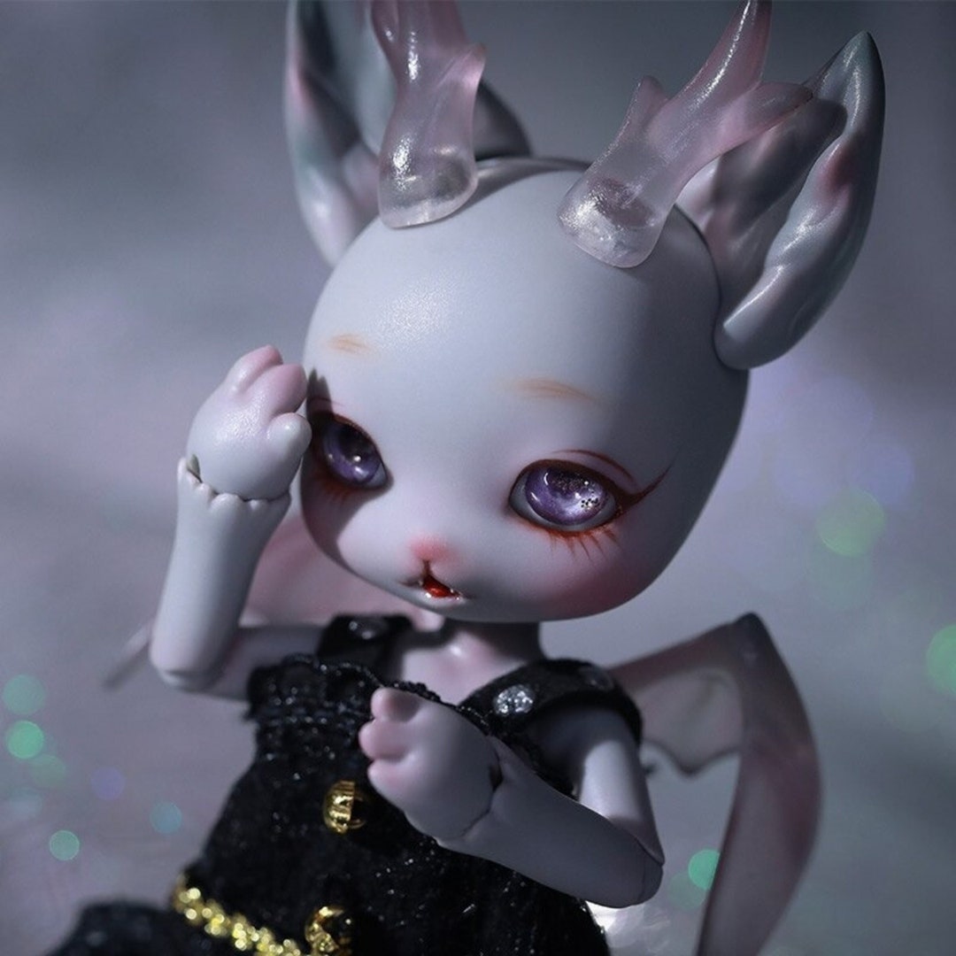 Tiny BJD Doll Full Set 1/8 Bunny BJD Fullset Rabbit Posable Art Doll ...