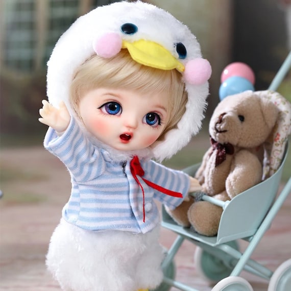 Tiny BJD Doll Full Set 1/8 BJD Fullset Posable Art Doll Ball - Etsy
