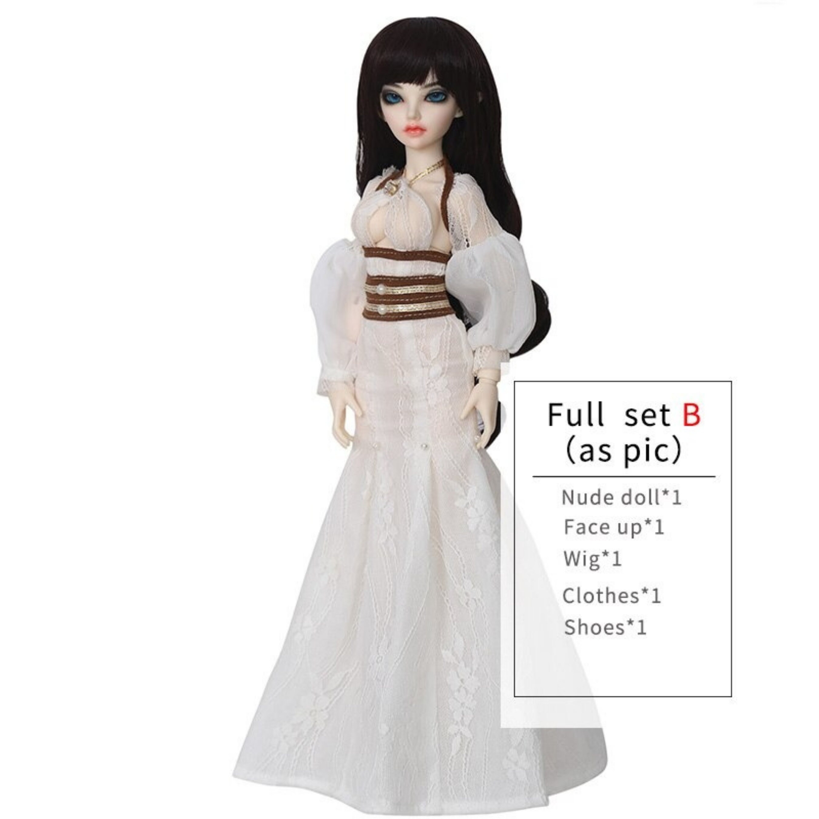 Bjd Doll Full Set 1 4 Bjd Fullset Elf Posable Art Doll Ball Etsy