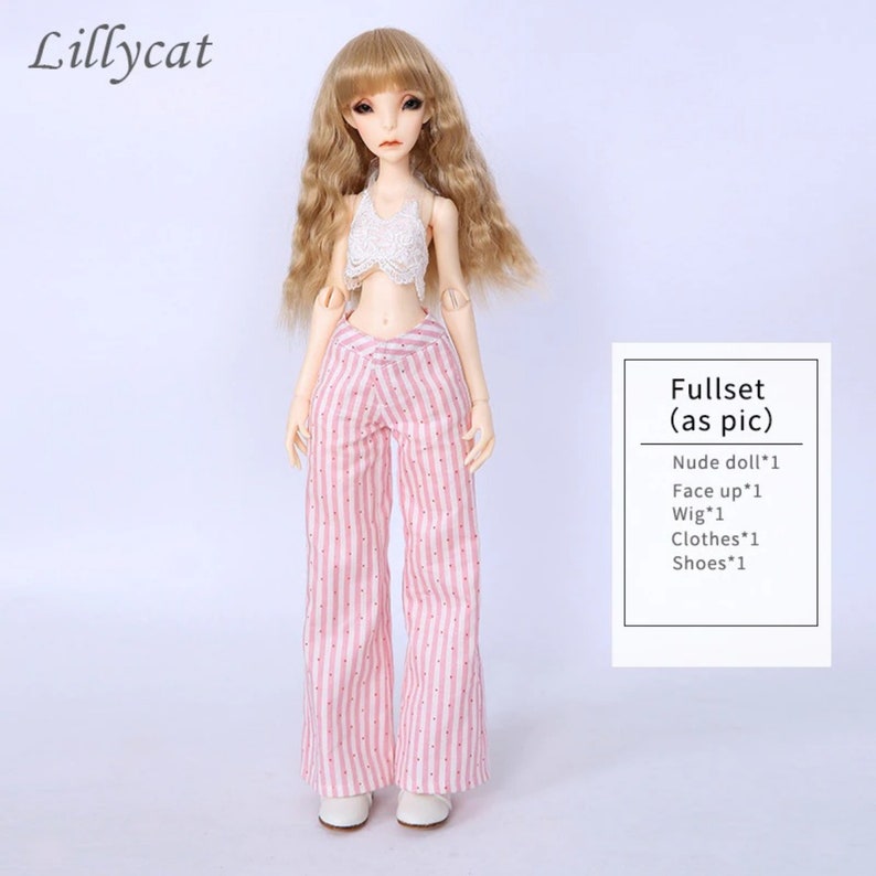 Bjd Doll Full Set 1 4 Bjd Girl Body Female Ball Jointed Dolls Etsy