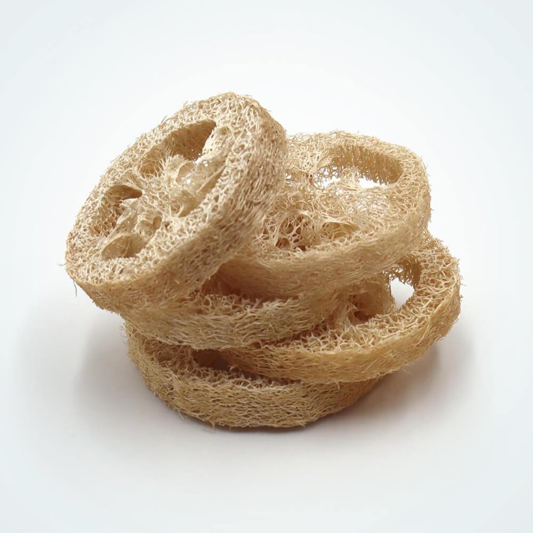 Natural Loofah Slices (6-pack) – Compostable Dish Sponge, Soap Making ...