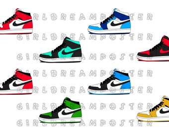 Jordan 1 Svg | Etsy