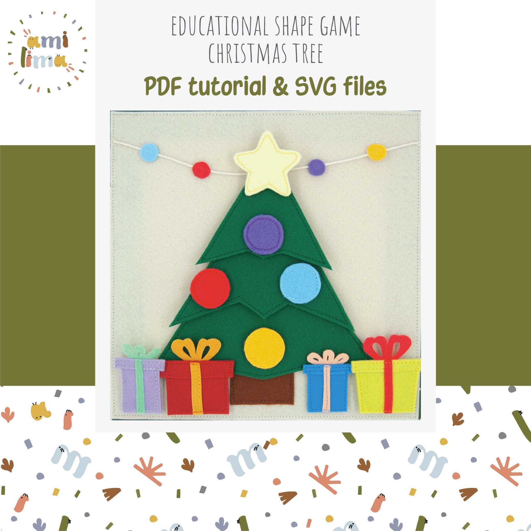 PDF, SVG Christmas Tree Sewing Pattern, Instructions and Images ...