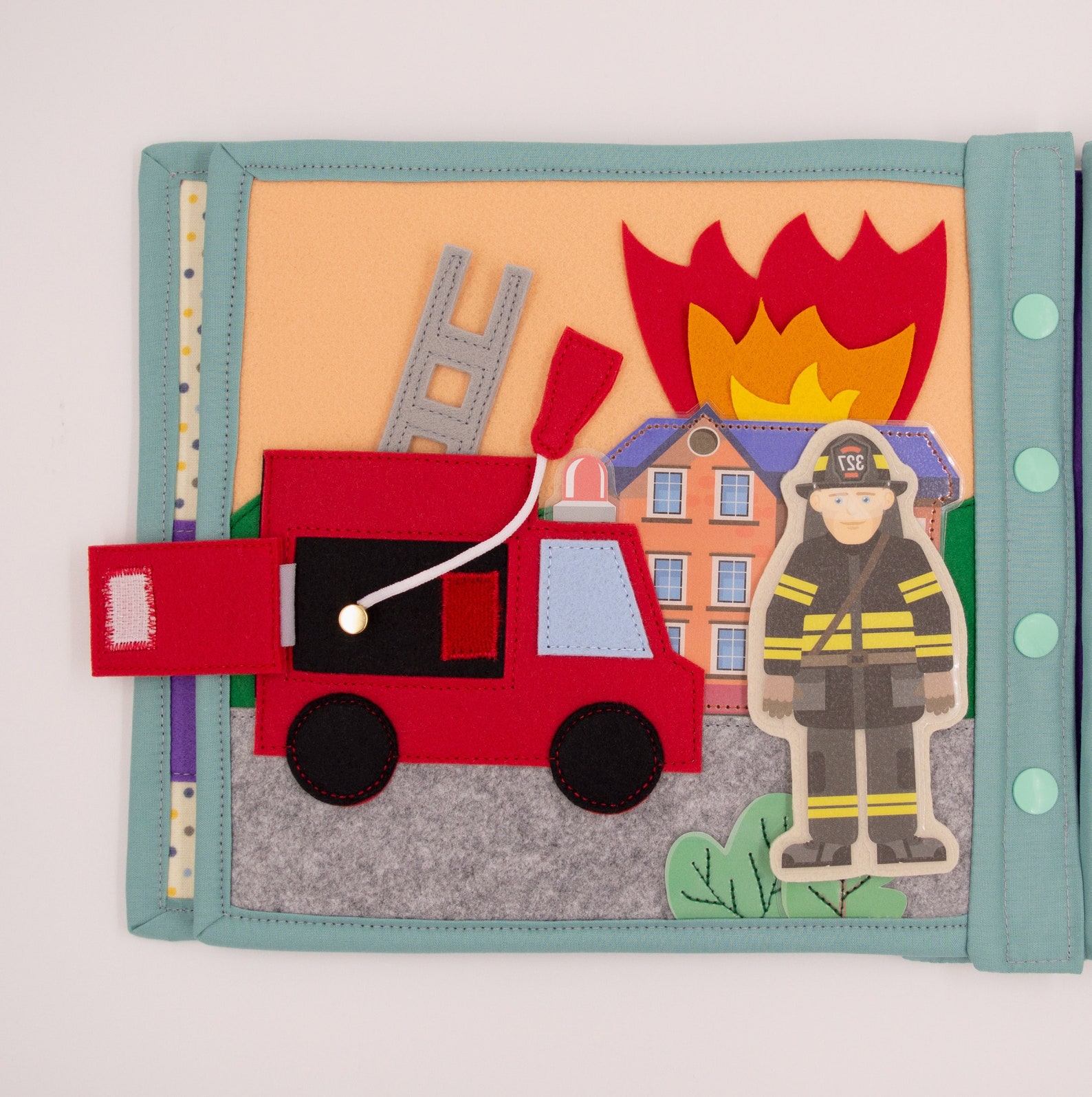Quiet Felt Book Profession, Felt Busy Book, Educational Soft Book for ...