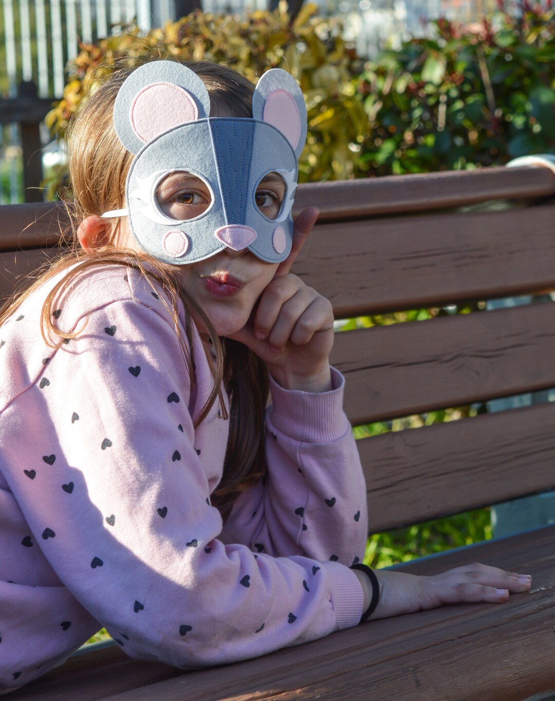 Mouse Felt Mask for Kids and Adults, Ideal for Halloween, Parties and ...