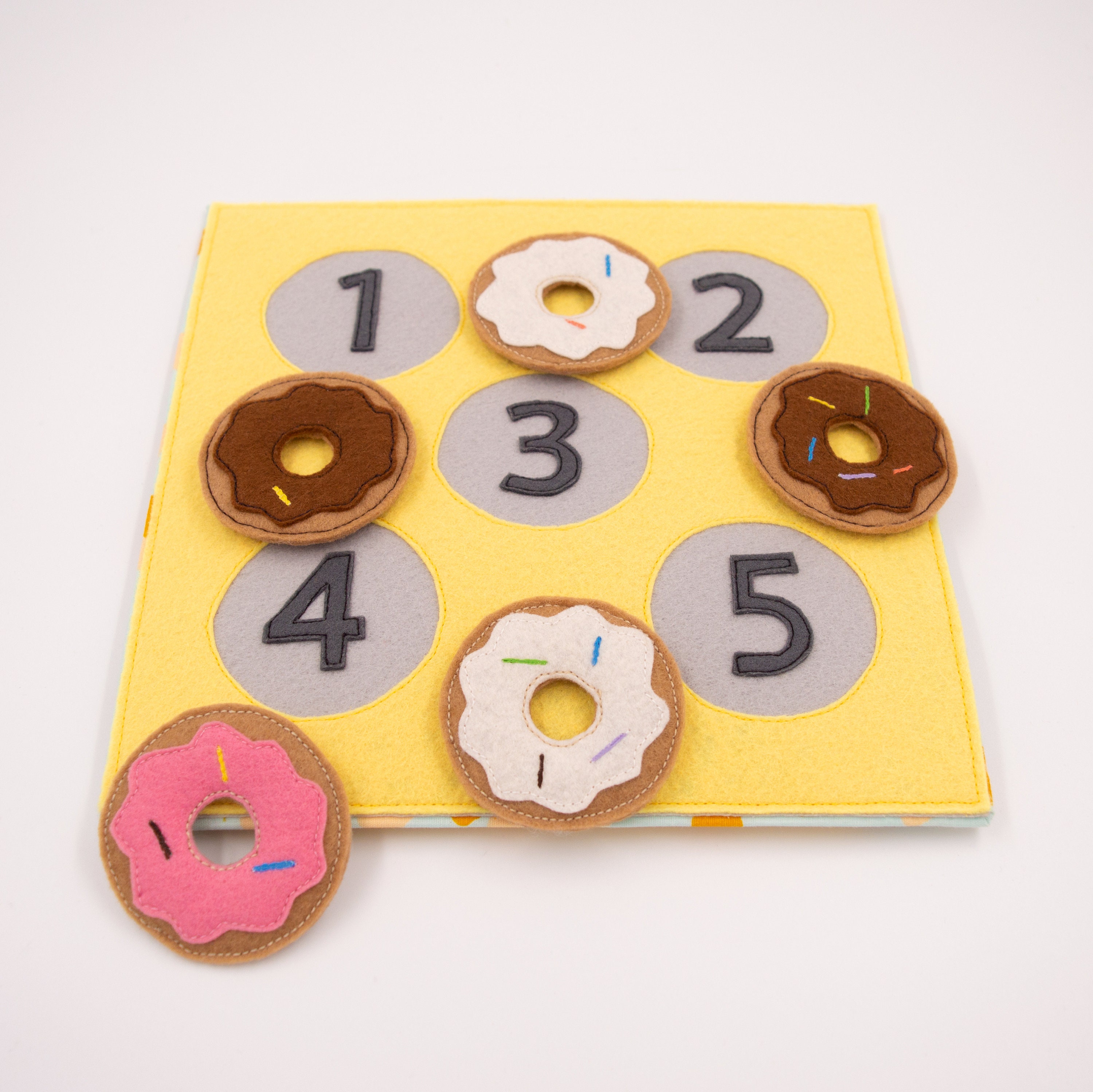 Montessori Preschool Activity Card, Educational Matching Game Numbers ...