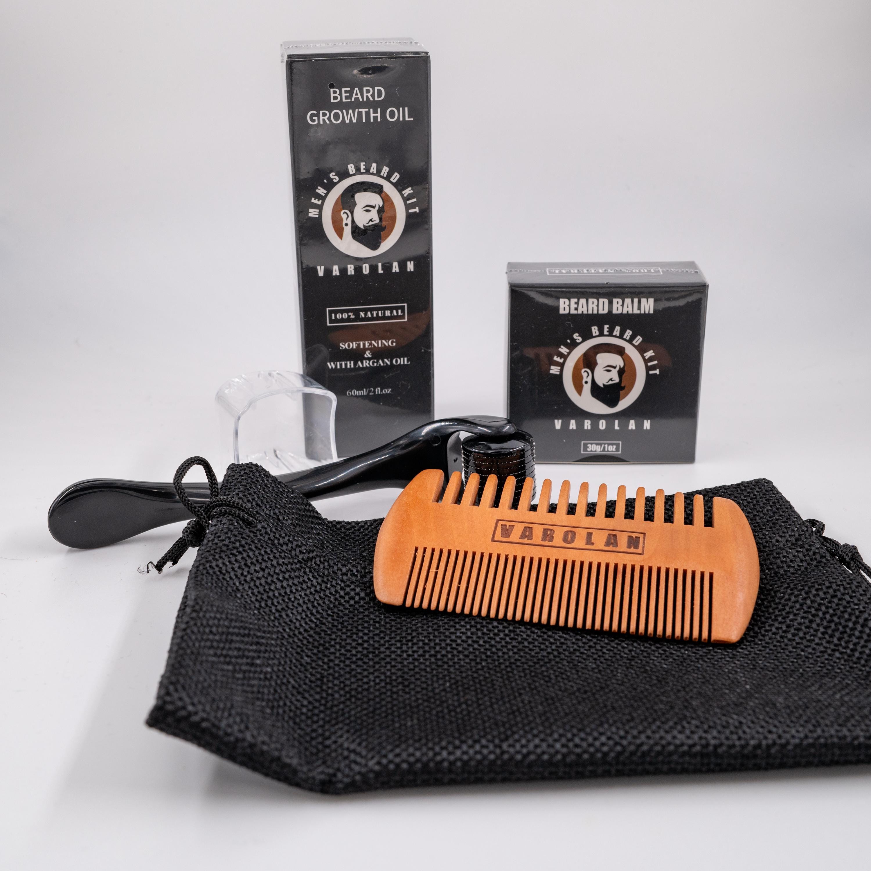 Beard Care Kit Beard Gift Set Dad Gift Bearded Man Gift Beard Growth ...
