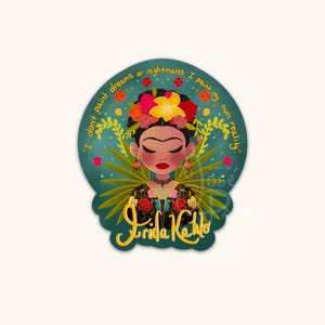 Vibrant Frida Kahlo Art Stickers - Iconic Mexican Artist Inspired ...