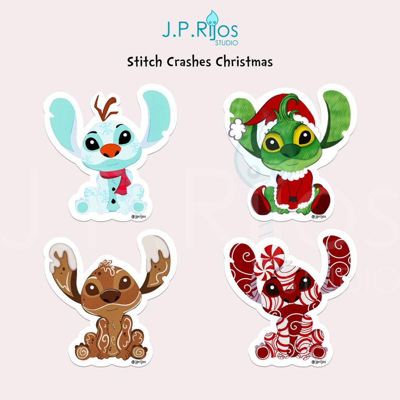 Lilo and Stitch Sticker Lilo and Stitch Stitch Stickers - Etsy
