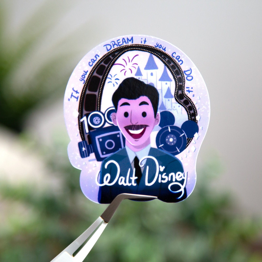 Walt Disney Quotes Disney Waterproof Sticker Disneyland Sticker - Etsy