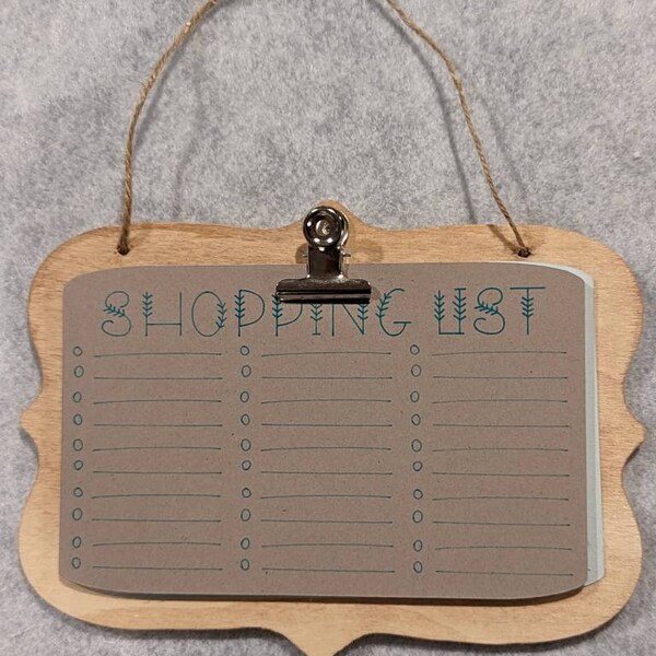 Shopping List Holder - Etsy