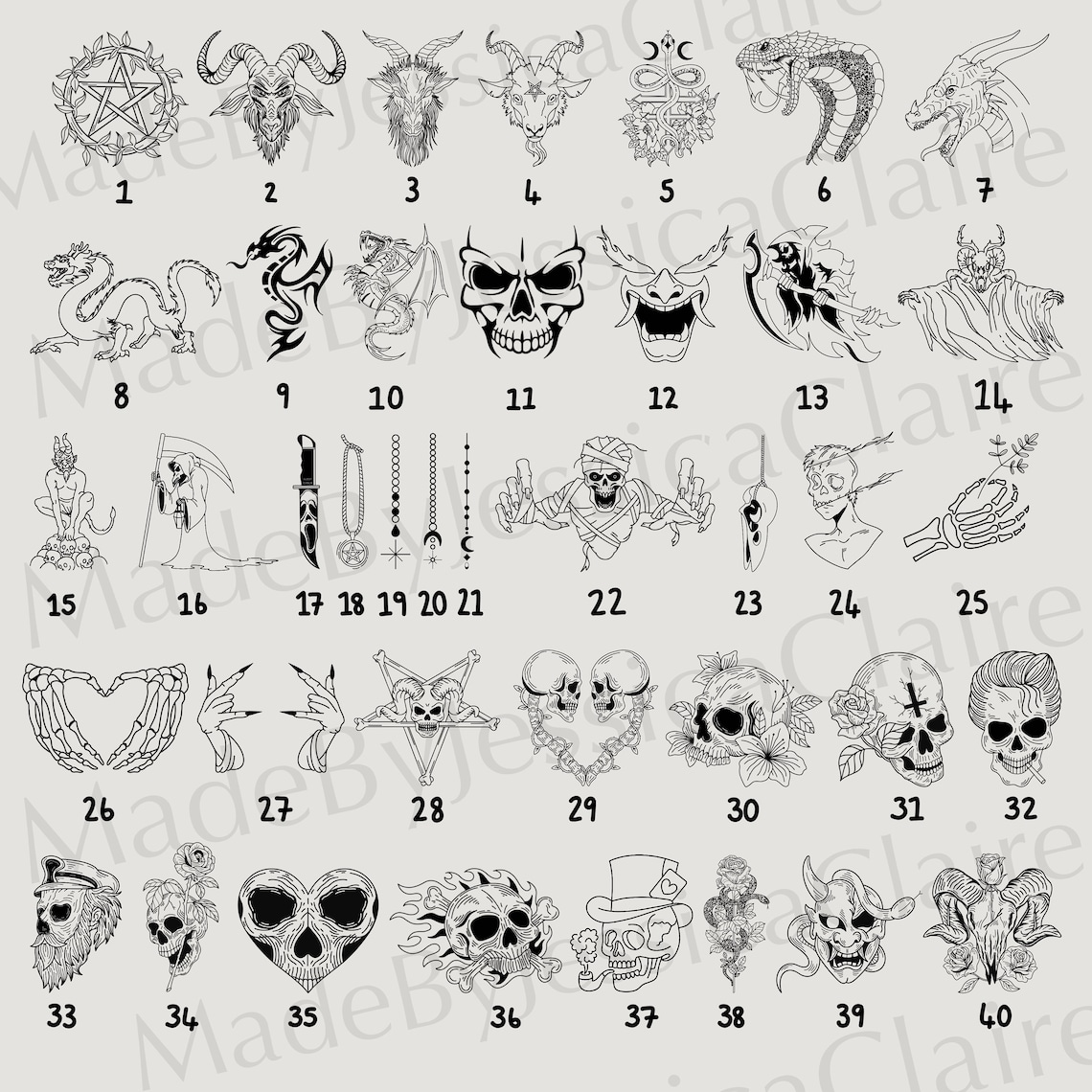 Tattoo SVG Tattoos SVG Doodles SVG Tattoo Cut File - Etsy UK