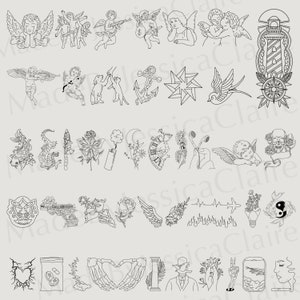 Procreate Tattoos | Procreate Tattoo Brushset | Tattoo Stencil ...
