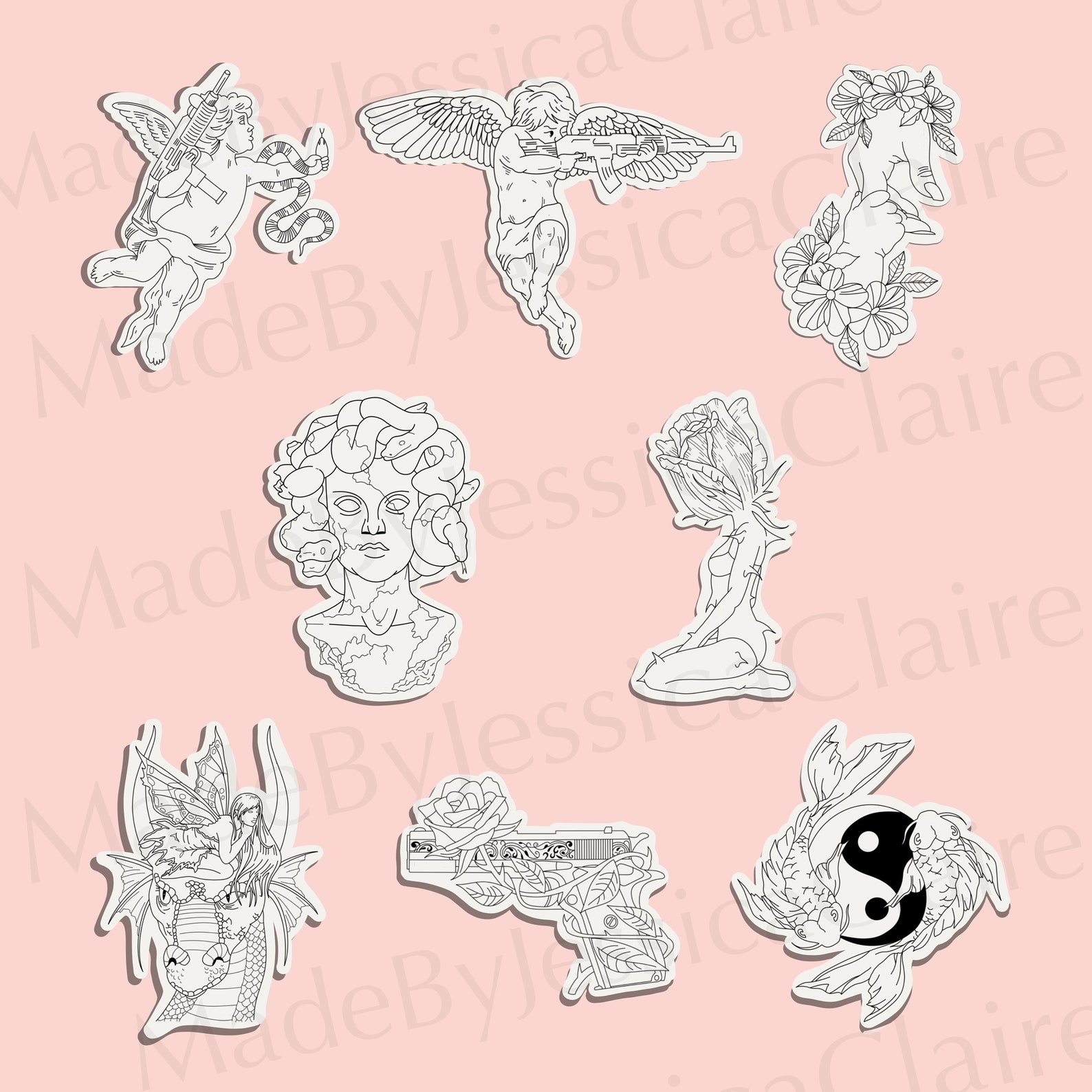 Tattoo SVG Tattoos SVG Doodles SVG Tattoo Cut File - Etsy New Zealand