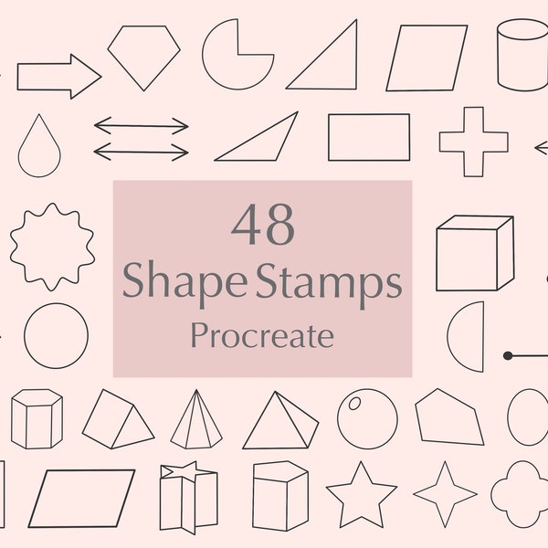 Geometric Stamp - Etsy