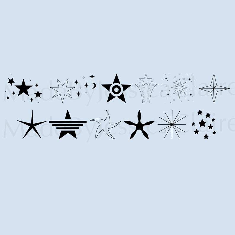 Stars SVG Star Svg Sparkle Svg T-shirt Svg Cute Svg - Etsy
