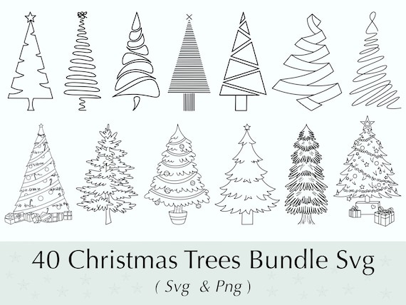 Christmastree SVG Winter SVG Xmas SVG Christmas Svg - Etsy