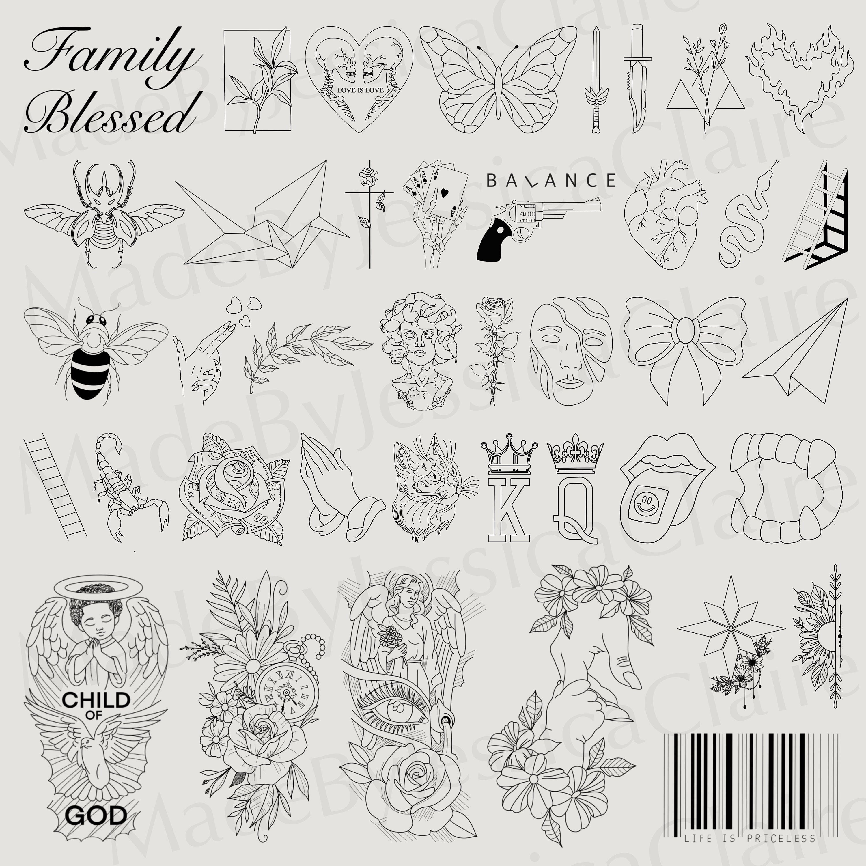 Tattoo Svg Tattoos Svg Doodles Svg Tattoo Cut File Etsy My Xxx Hot Girl