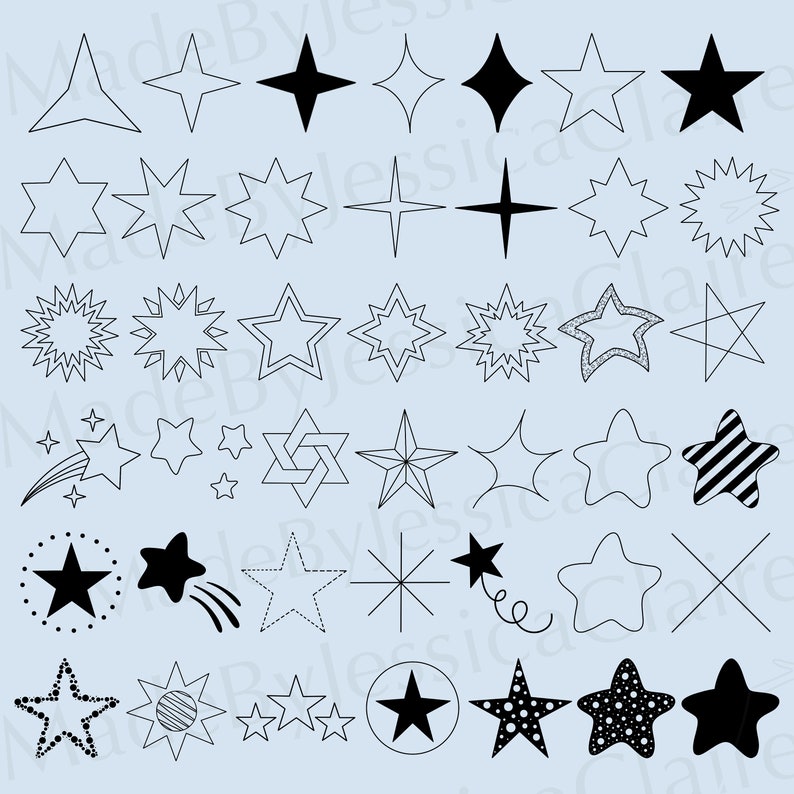 Stars SVG Star Svg Sparkle Svg T-shirt Svg Cute Svg - Etsy