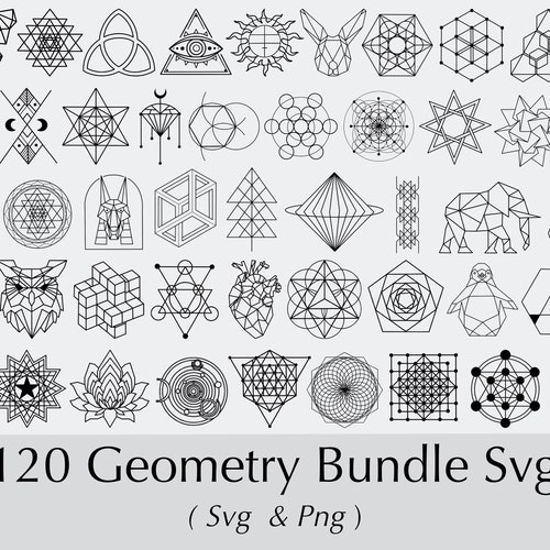 Geometric SVG Sacred Geometry Svg Tattoo Svg - Etsy