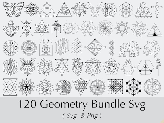 Geometric SVG Sacred Geometry Svg Tattoo Svg | Etsy UK