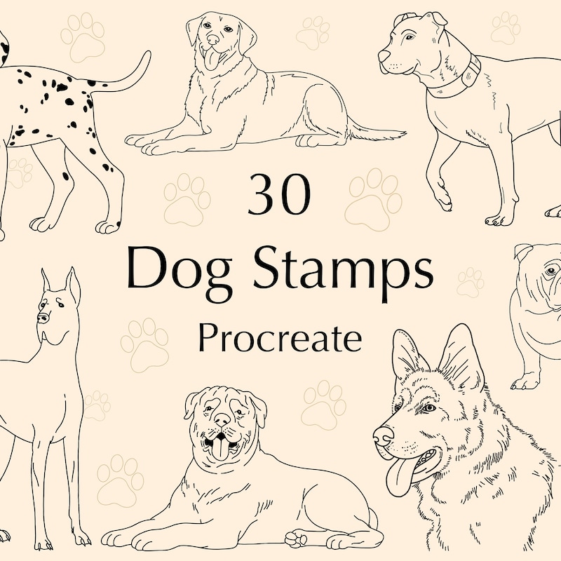 Dog Stamp - Etsy