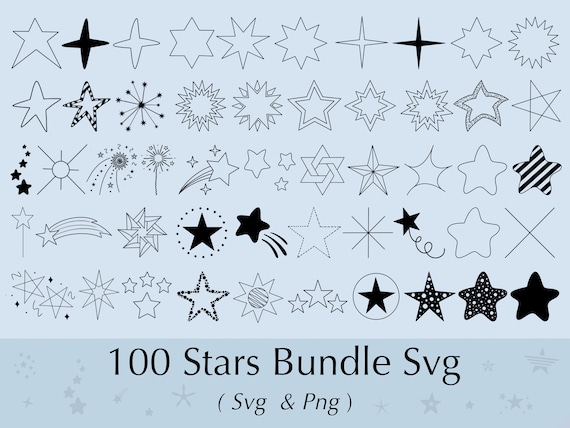 Stars SVG Star Svg Sparkle Svg T-shirt Svg Cute Svg - Etsy