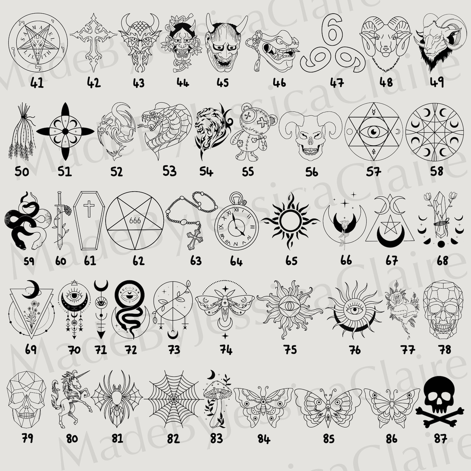 Tattoo SVG Tattoos SVG Doodles SVG Tattoo Cut File - Etsy UK