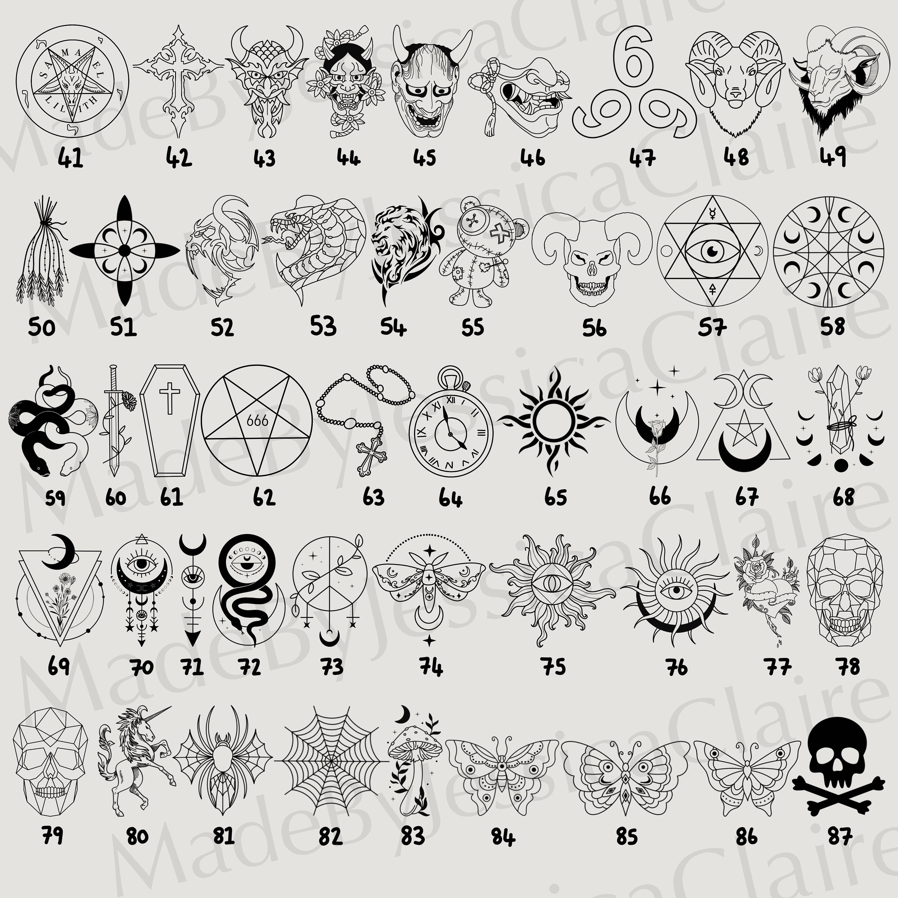 Tattoo SVG Tattoos SVG Doodles SVG Tattoo Cut File - Etsy UK