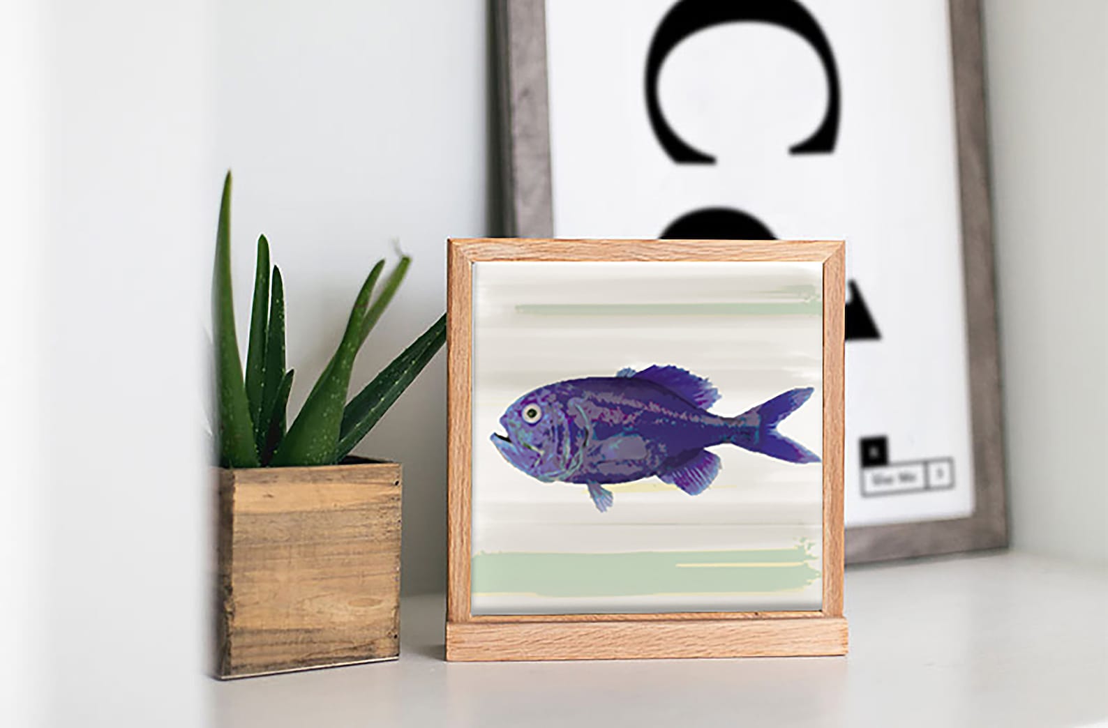 Colorful Fishes Pop Art Fish Art Modern Wall Art Gift - Etsy