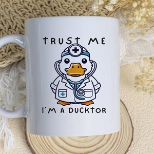 Trust Me I'm a Ducktor PNG File, Funny Duck Doctor Sublimation Design ...
